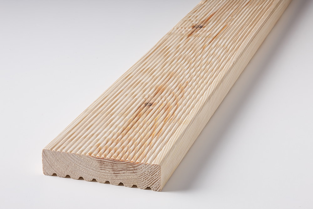 Bodendiele Kiefer natur - Gartenholz - Mein Online Baumarkt 24