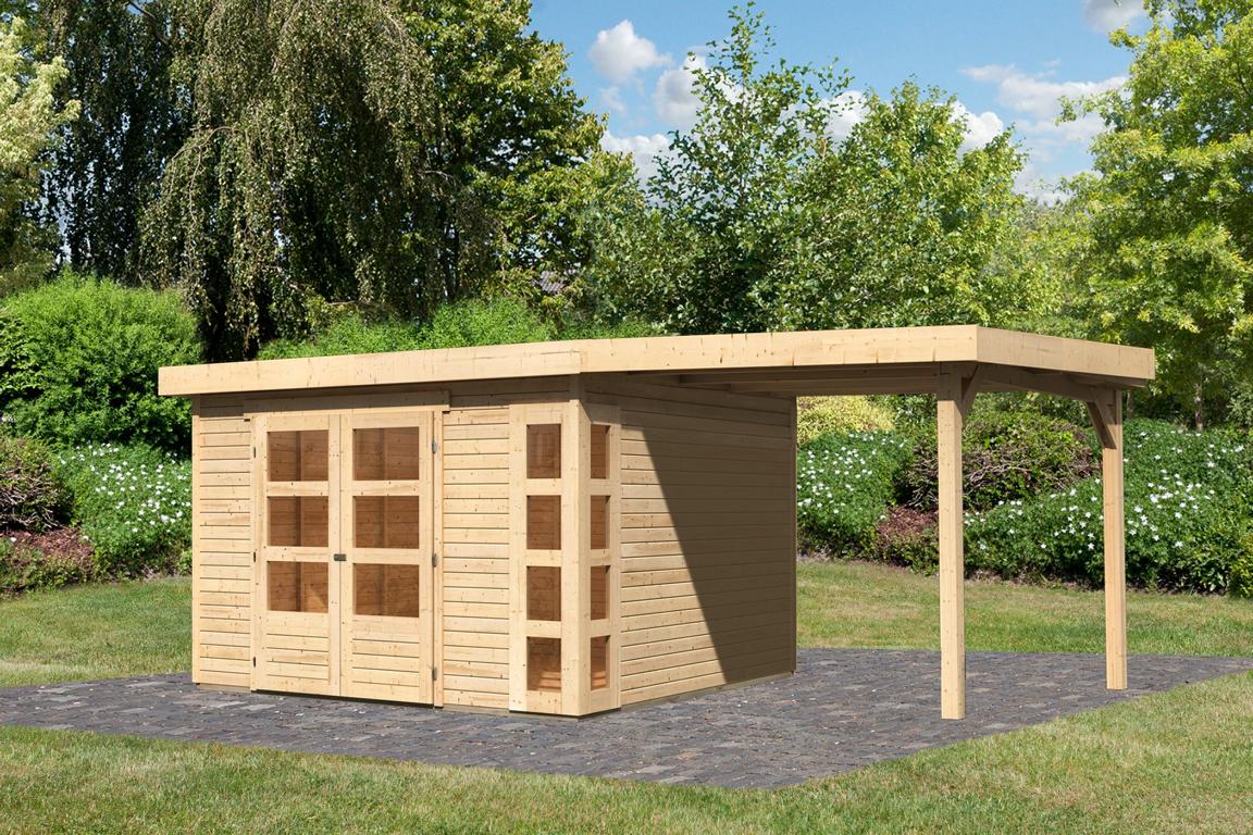 SH Kerko 6 natur 302x306x216cm - Gartenhäuser - Mein Online Baumarkt 24